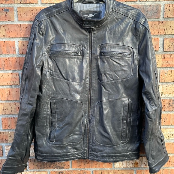 Black Rivet | Jackets & Coats | Mens Real Leather Bomber Jacket | Poshmark